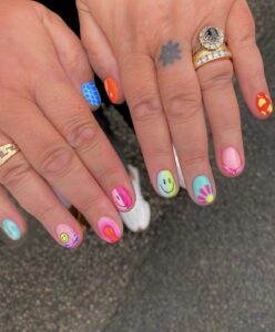 40+ Cutest Smiley Face Nails That Promise a Good Mood - ALLURE OF BEAU
